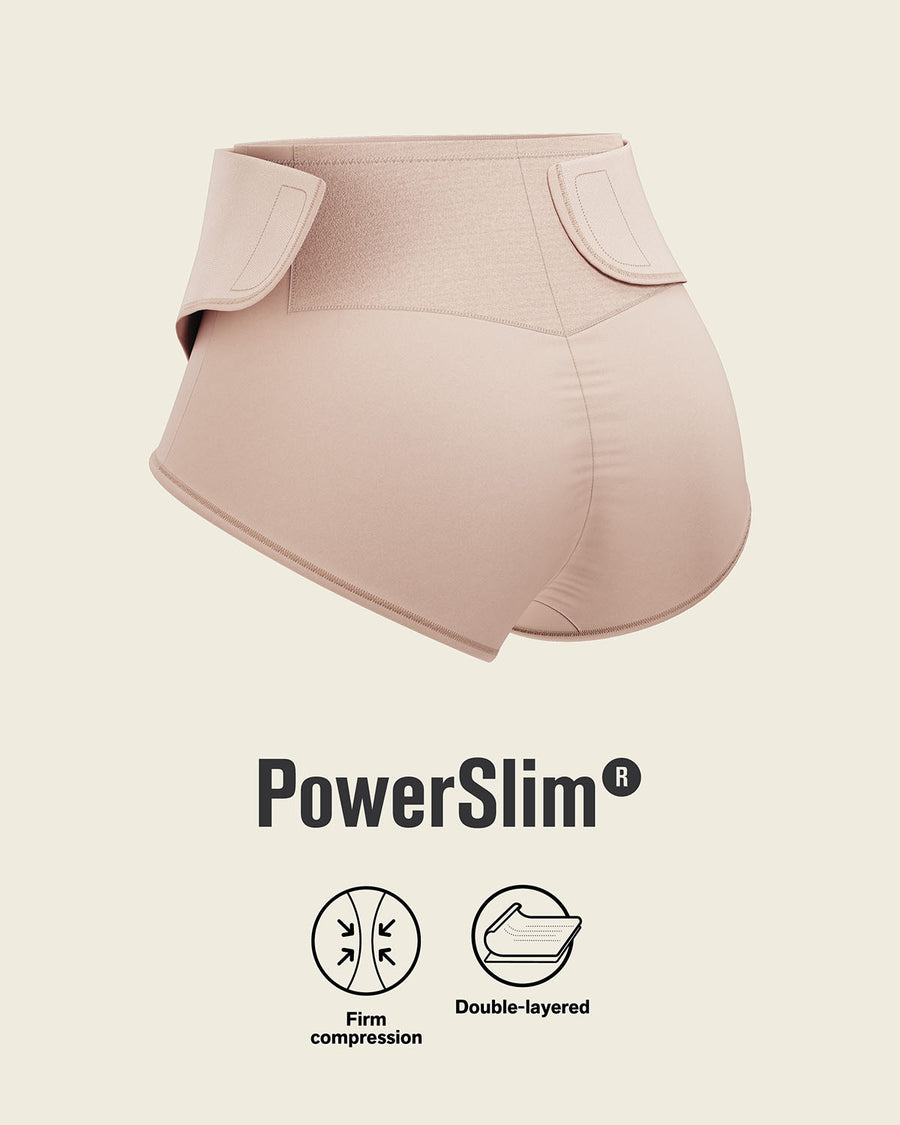 Firm Compression Postpartum Panty with Adjustable Belly Wrap | Leonisa