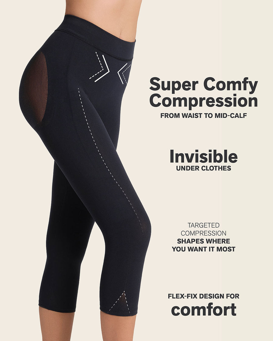Invisible High-Waisted Capri Shaper | Leonisa
