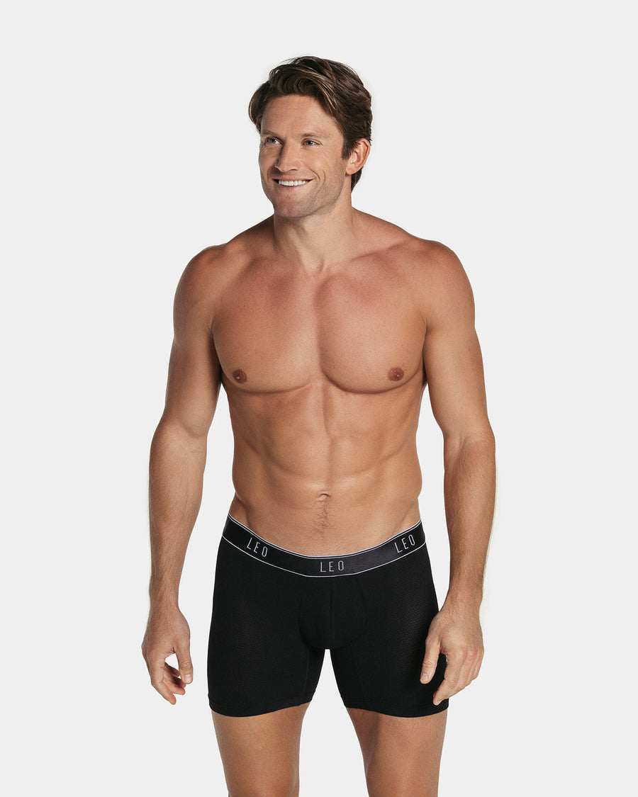 3-Pack Ultra-Light Boxer Briefs with Ergonomic Pouch | Leonisa
