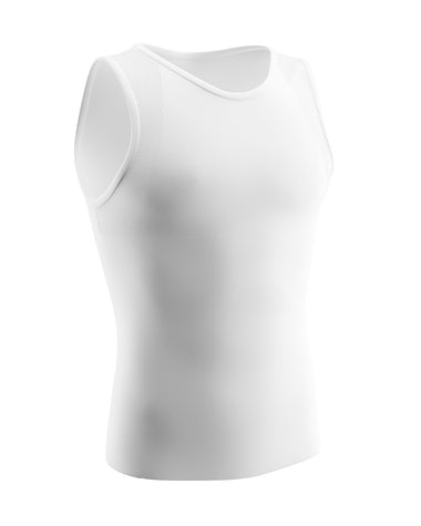 Stretch cotton compression shaper tanks for men | Leonisa