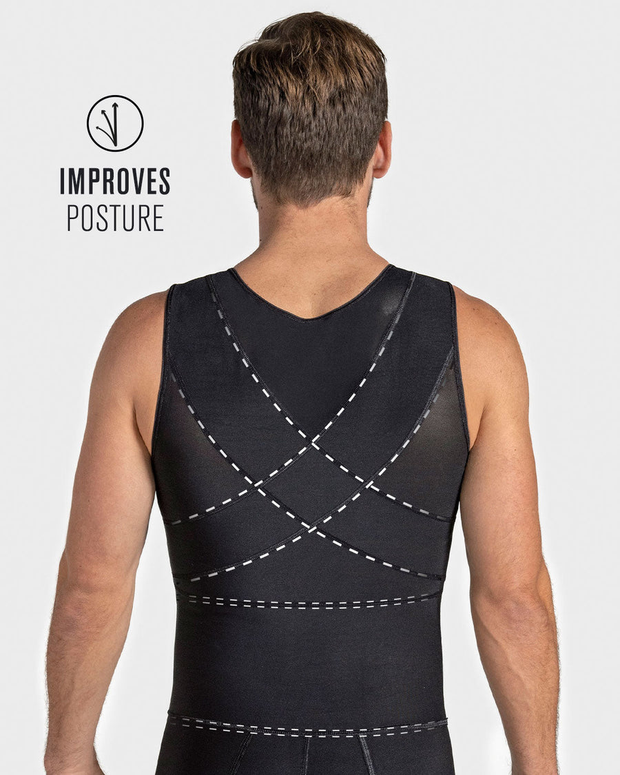 Men's Firm Compression Shaper Bodysuit | Leonisa
