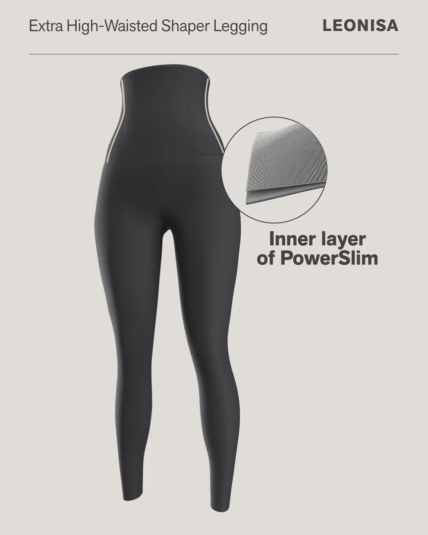 Extra High Waisted Firm Compression Legging | Leonisa