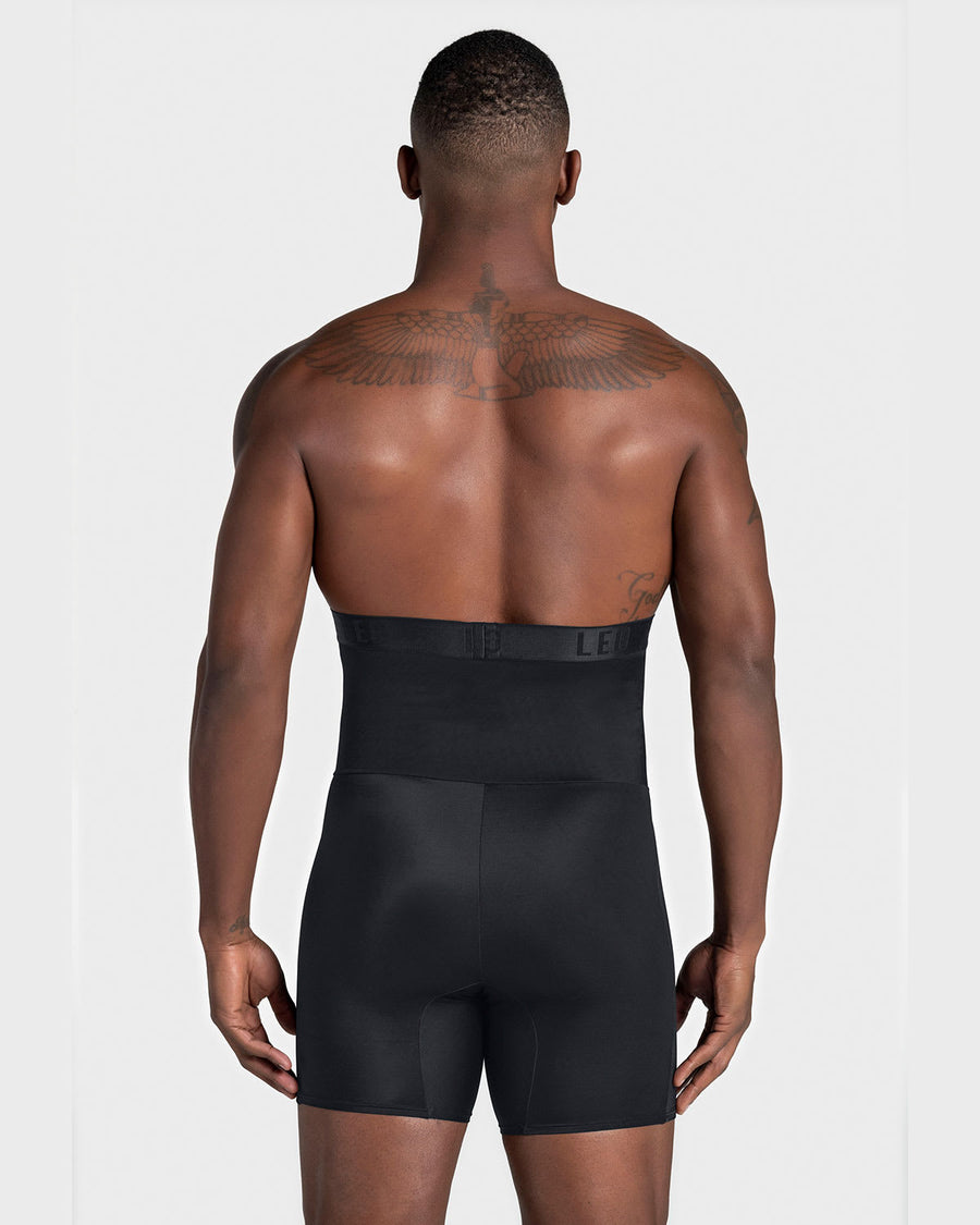 High-Waisted Stomach Shaper Boxer Brief | Leonisa